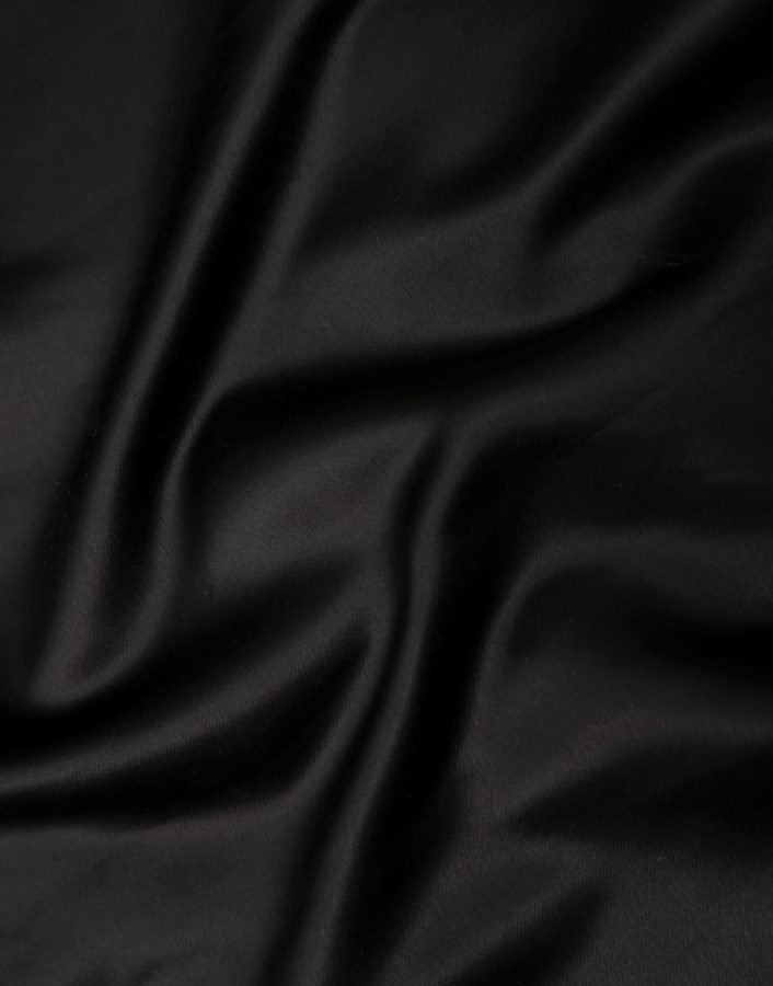 Black Color Poly Blackout Fabric - Charu Creation