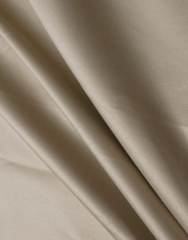 Cream Color Poly Blackout Fabric - Charu Creation