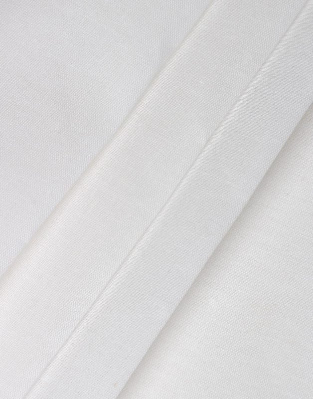 White color Organdy fabric for Lining Material - Charu Creation